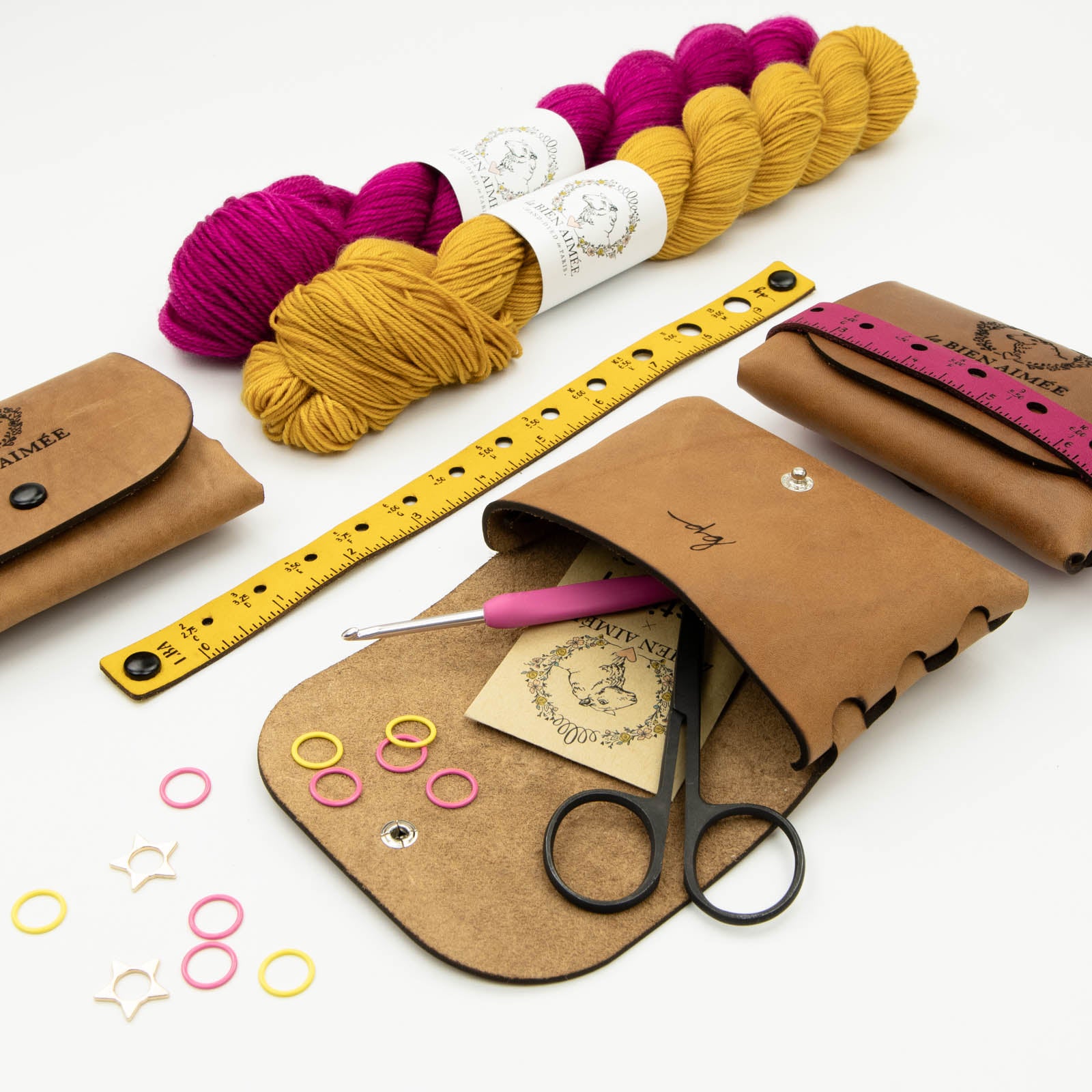 La Bien Aimée Notions Pouch with Ruler – La Bien Aimee